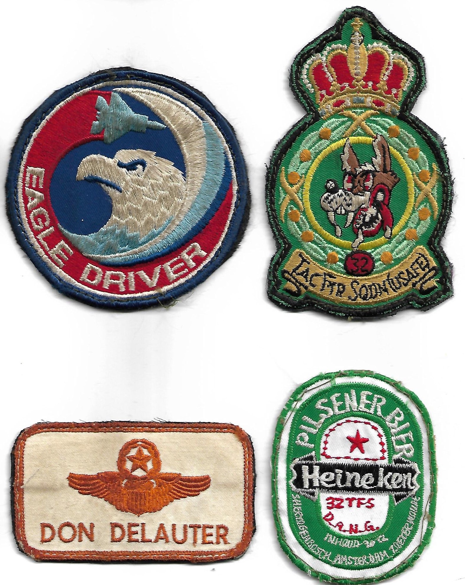 32 TFS Wolfhounds patch set – USAF collector